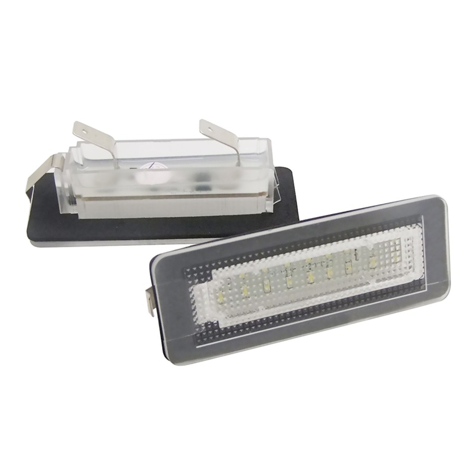 6500K Car LED License Number Plate Light Fit For Benz Smart Fortwo 2007 ...