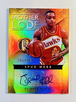 2014-15 Gold Standard Mother Lode Autograph /199 Spud Webb Auto #19 ...