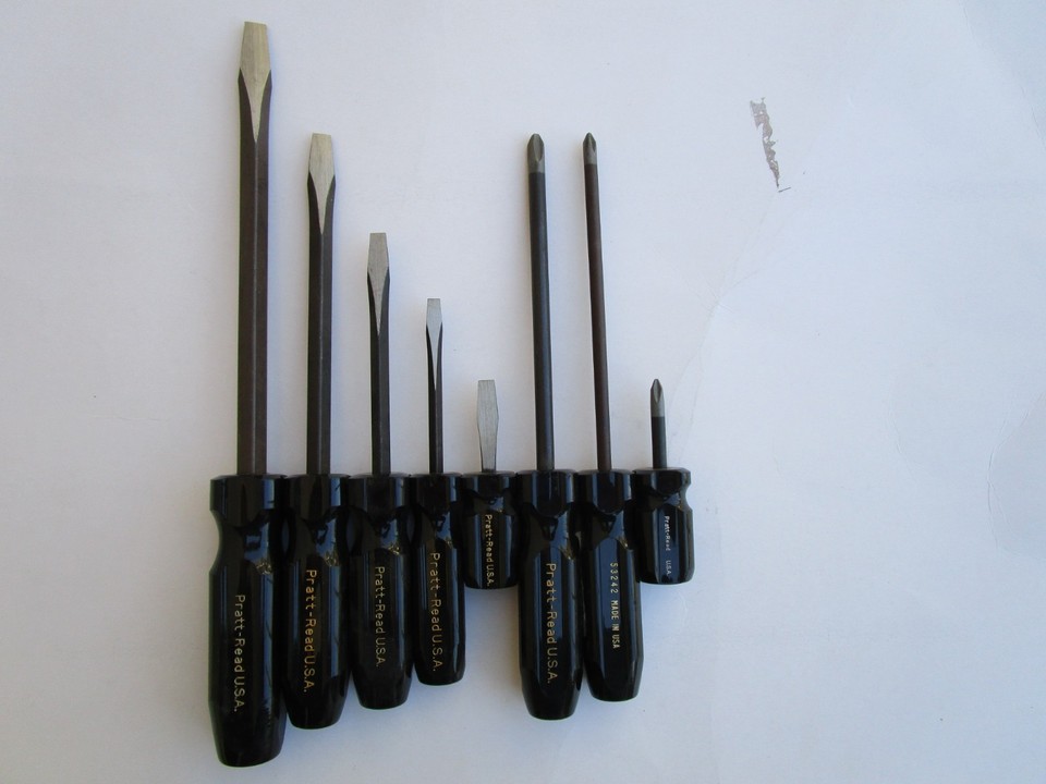 PRATT READ Screwdriver / s, Phillips or Slot,, Various size's Made in ...