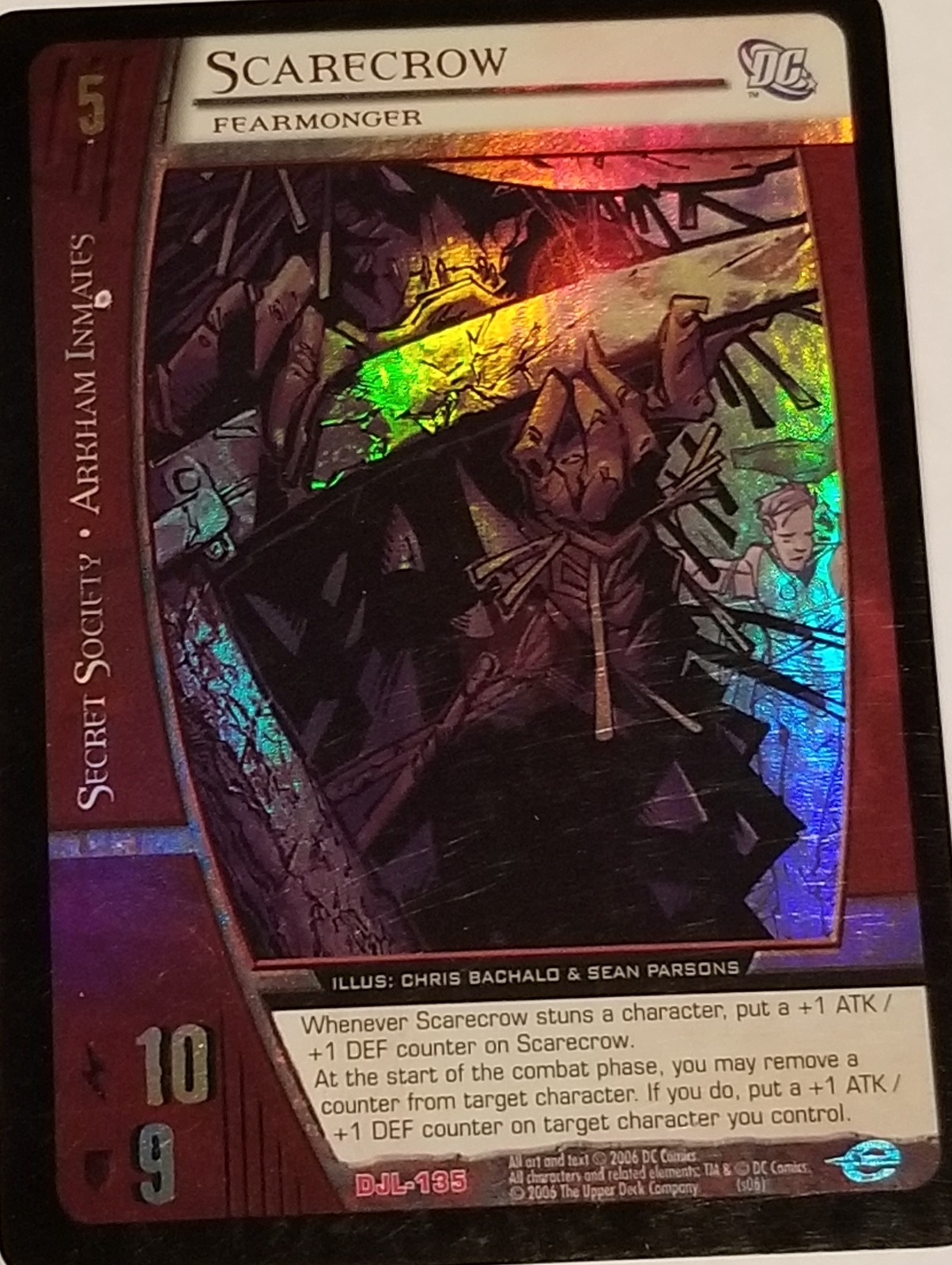 VS System: Scarecrow, Fearmonger (EA) [Played] VS Promos & EA TCG CCG ...