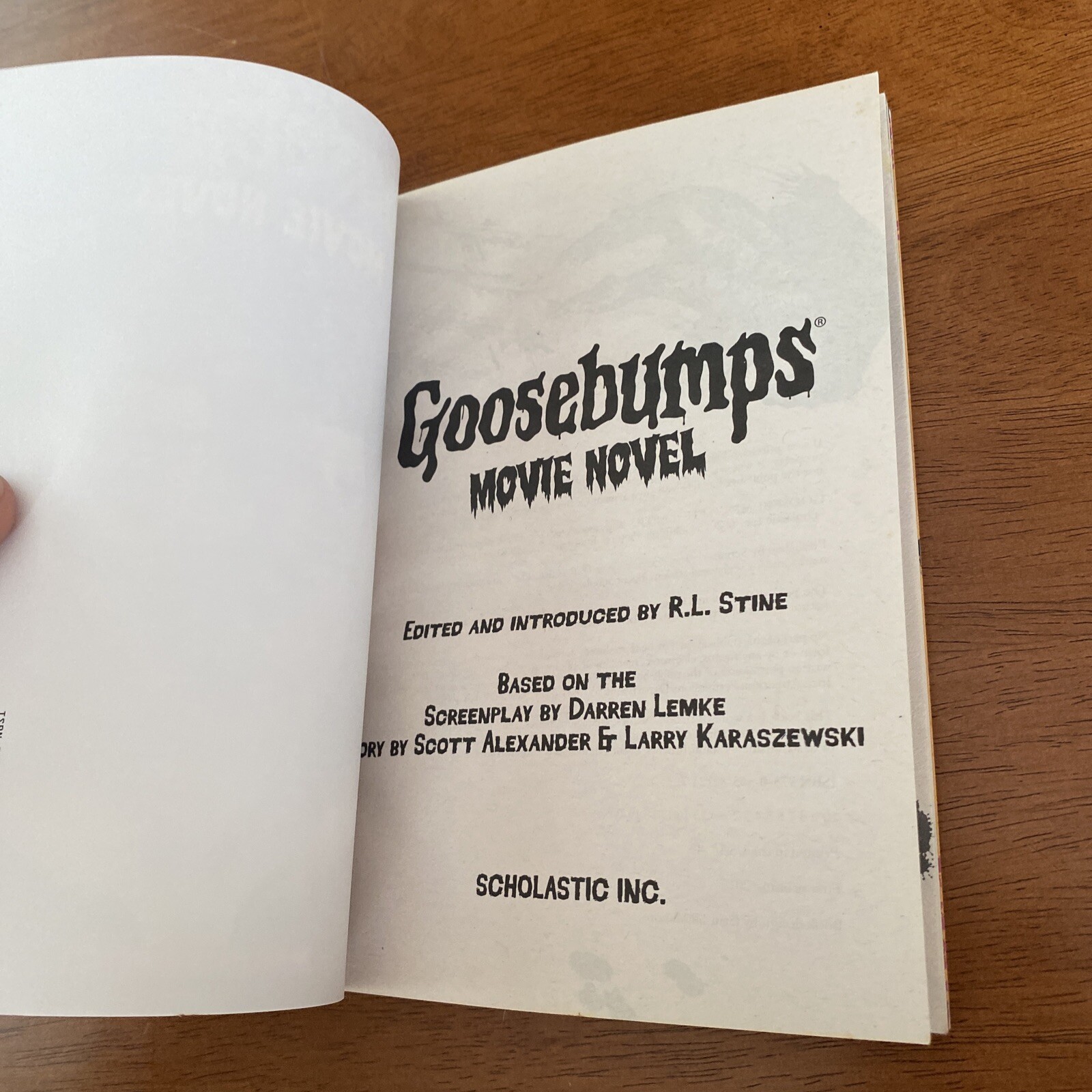 Goosebumps Movie Novel by R. L. Stine 2015 9780545821247| eBay