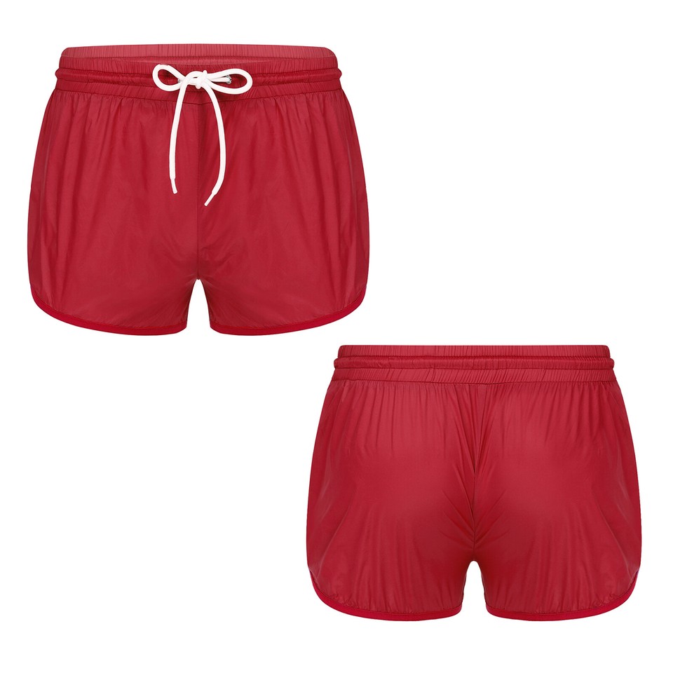 CHICTRY Mens Mesh Sheer See Through Boxers Briefs Loose Drawstring ...