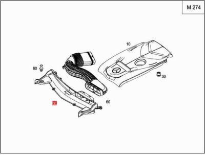 Genuine Cold Air Induction MERCEDES C238 S213 W213 2135000055 | eBay