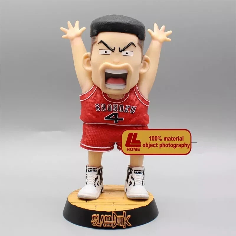 Anime Slam Dunk Shohoku Captain 4# AKAGI TAKENORI Cute action Figure ...