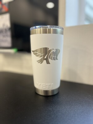 YETI Rambler 20oz White Insulated Tumbler w/MagSlider Lid - Ankeny Iowa ...