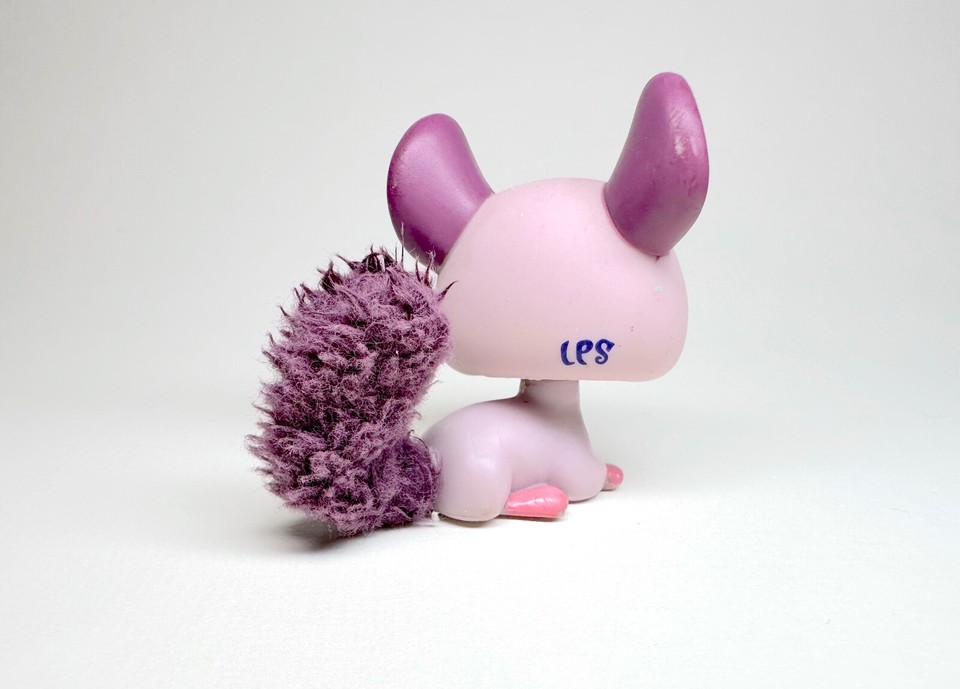 LPS Lavender/Purple Chinchilla with Furry Tail #2415 | eBay