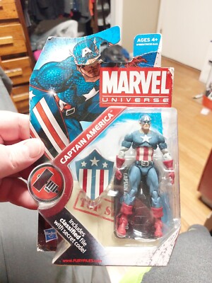 2009 Hasbro Marvel Universe Captain America Series 2 #008 CIB Box Has ...