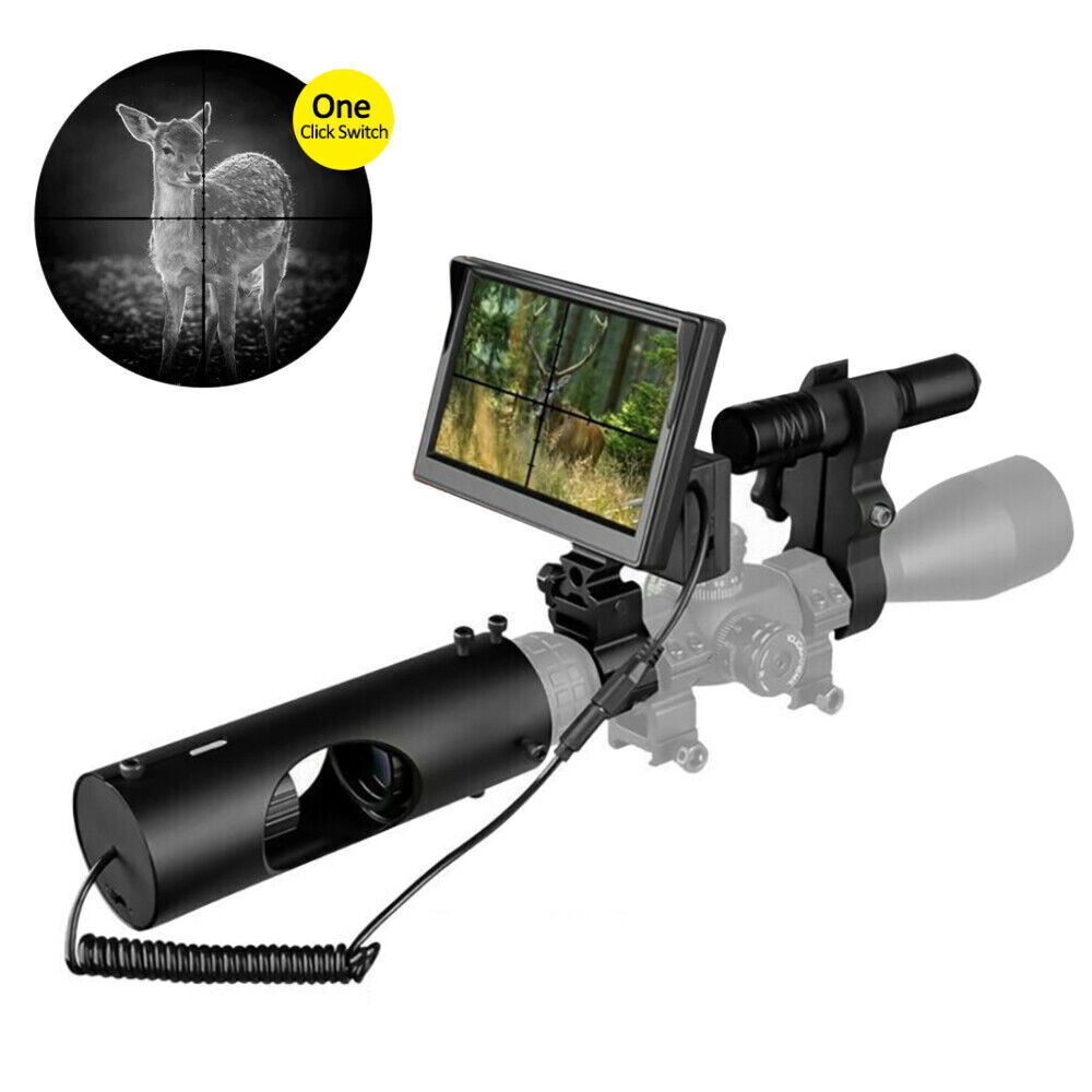 400M Infrared Night Vision Rifle Scope Hunting Sight 850nm LED IR ...