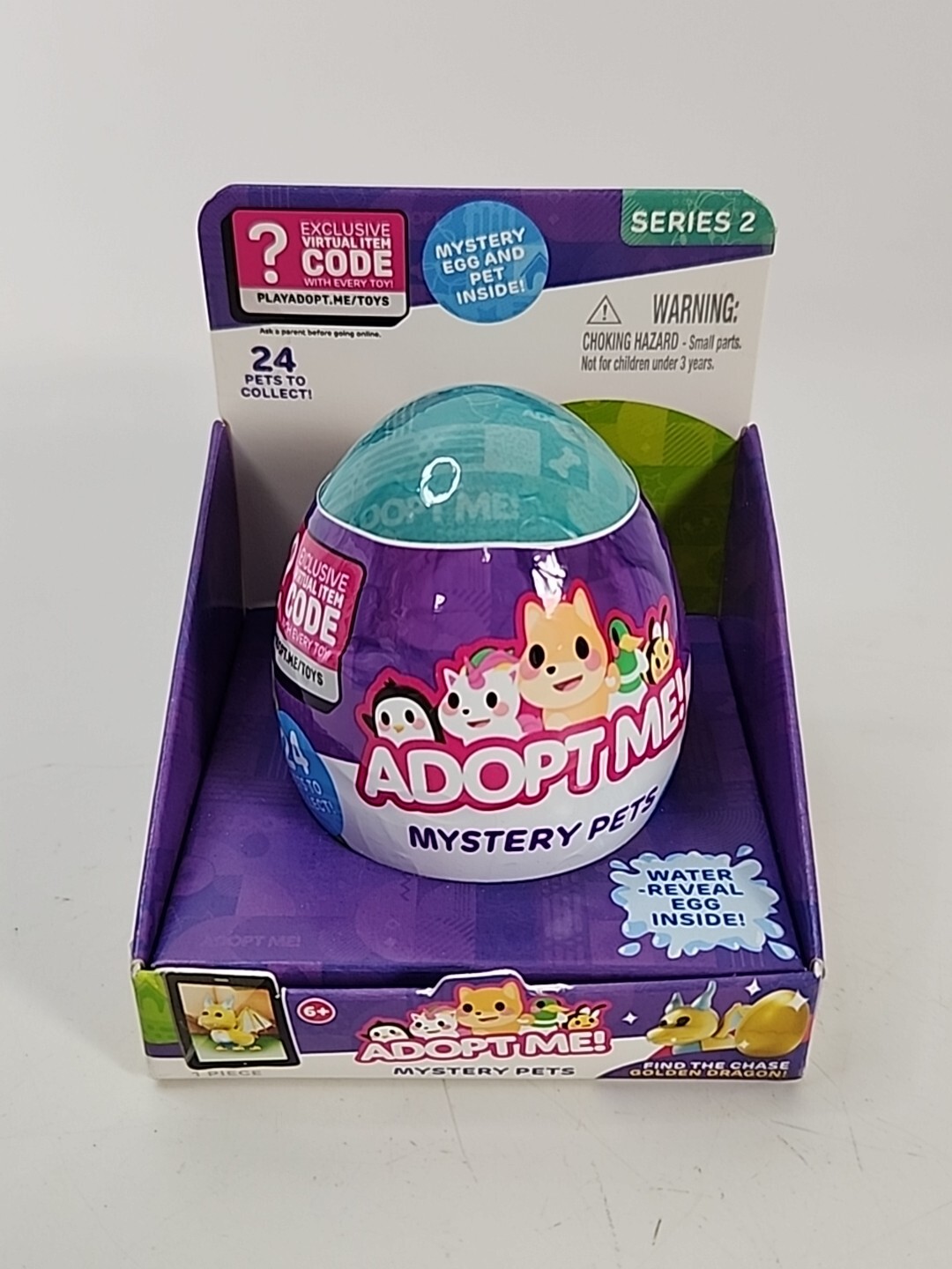 ADOPT ME EGG Mini Mystery Pets Roblox Series 2 W/Code Water Reveal ...