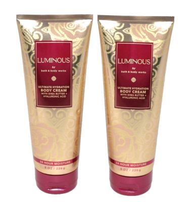 *2 Pack* Bath & Body Works LUMINOUS Body Cream FREE SHIP New | eBay