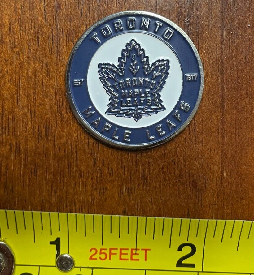 Toronto Maple Leafs Coin Pin Golf Ball Marker NHL 1 1/8 inch | eBay
