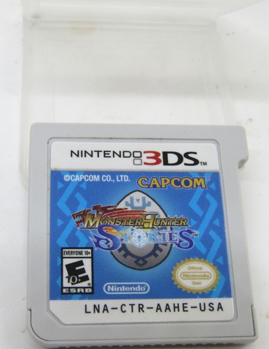 Nintendo 3 DS Monster Hunters Stories Game in Clear Case. | eBay