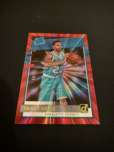 2020-21 Donruss Grant Riller #250 Red Laser Rated Rookie Charlotte ...