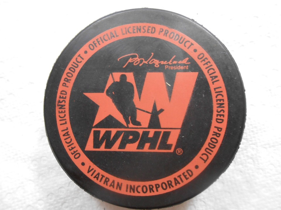New Mexico Scorpions WPHL puck, played 1996-01 - WPHL reverse, Puck ...