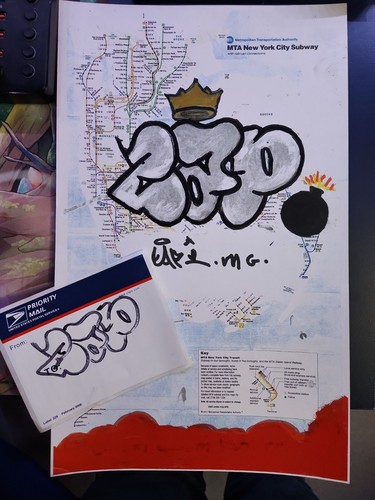 CAP ONE MPC Graffiti Legend Artist UNSIGNED Print + USPS 228 Postal ...