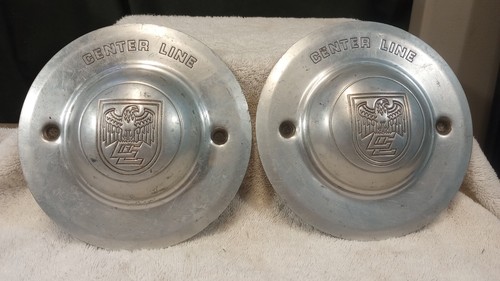 2 Center Line Custom Bolt On Wheel Caps | eBay
