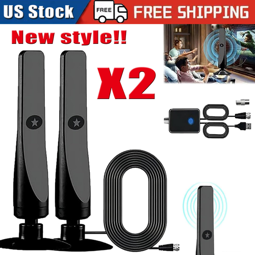 New 4K Rewave Antena, TV Antenna, Suction Cup TV Antenna Plug Play 3m ...