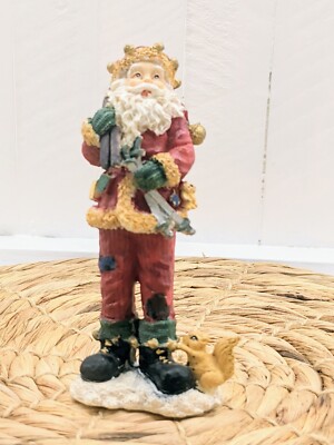 Miniature Tall Skinny Santa Claus Christmas Figurine 4.75" 008 TC37 | eBay