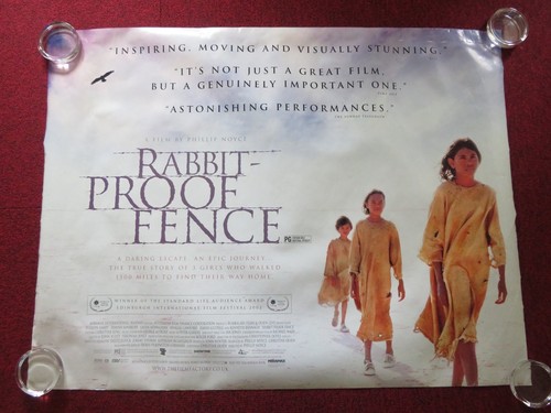 RABBIT PROOF FENCE UK QUAD ROLLED POSTER EVERLYN SAMPI TIANNA SANSBURY ...