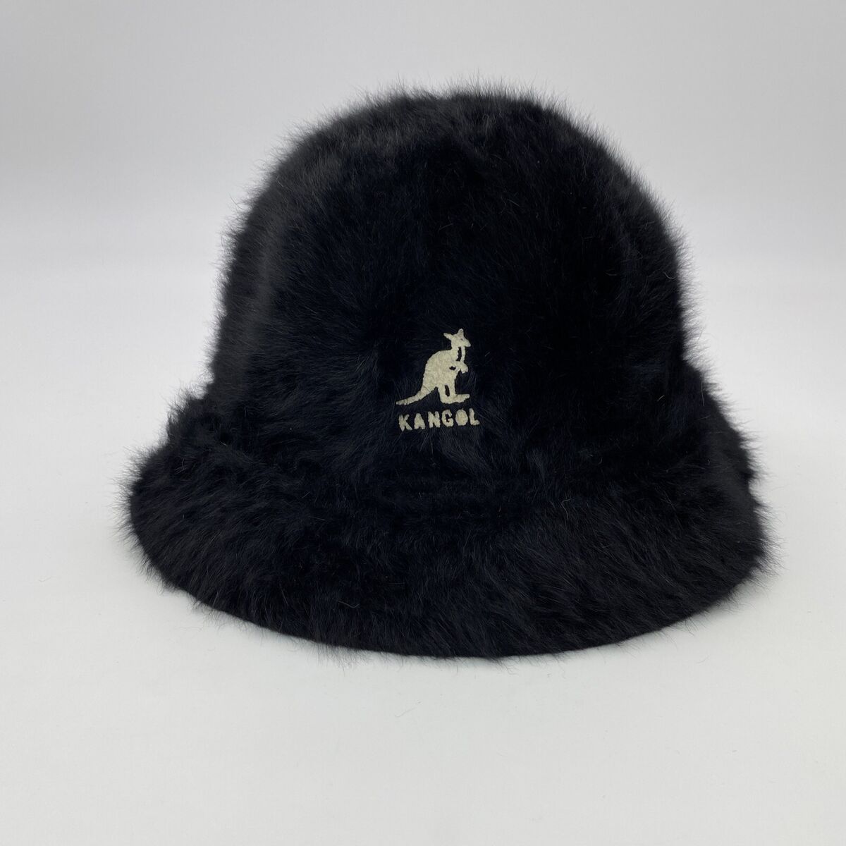 VTG KANGOL FURGORA 6041 BIN BUCKET HAT REGULAR BLACK ANGORA VTG KANGOL FURGORA 6041 BIN BUCKET HAT REGULAR BLACK ANGORA