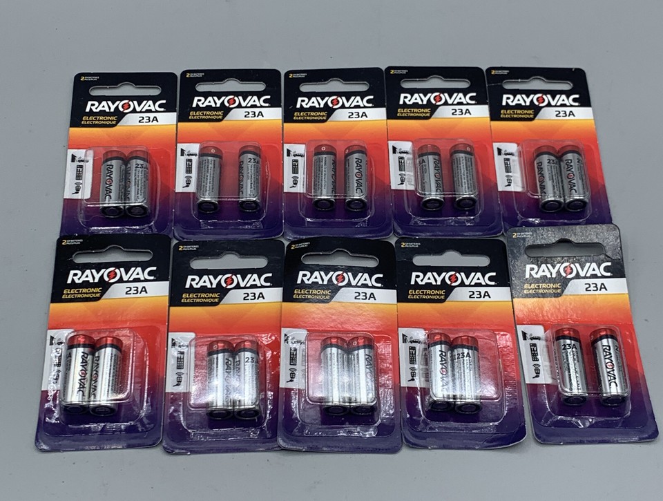 8 - Rayovac 23A 12 Volt Batteries 2 Packs | eBay