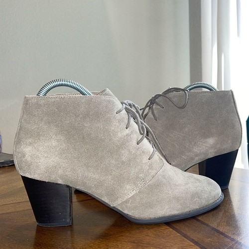 Vionic Orthotic Suede Zenda Lace up Ankle Boots Size 9 | eBay