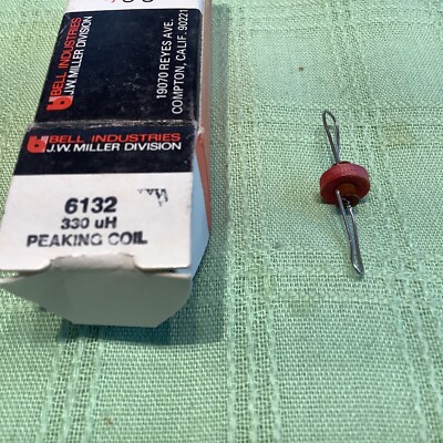 Miller 6132 Video Peaking Coil 330 uH 14.45 Ohms | eBay