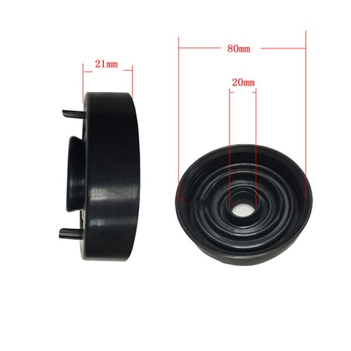 2Pcs Car Headlight Bulb Dust Cover 80mm Retrofitting Soft Rubber ...