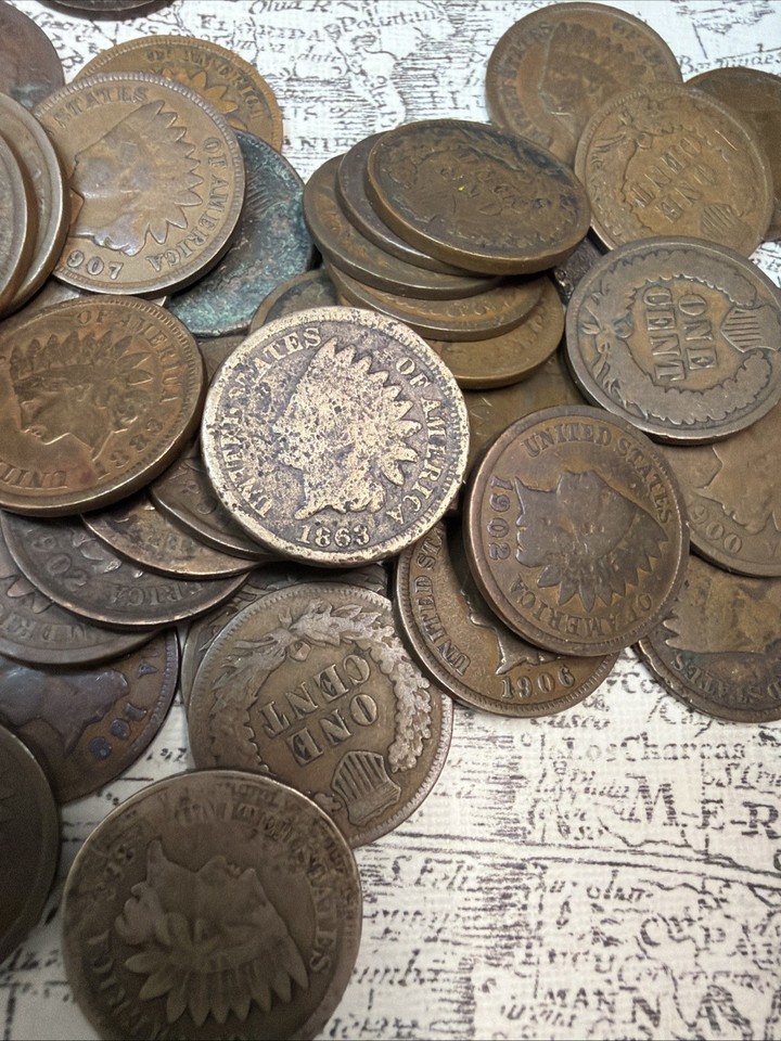 1 Roll Indian Head/Flying Eagle cents/ Bonus never used vintage Whitman ...