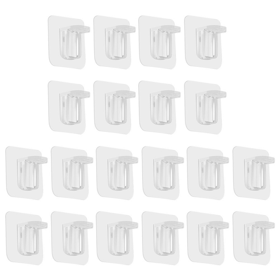 20 Pcs Multi-function Cabinet Pegs Self Adhesive Shelf Support Supports ...