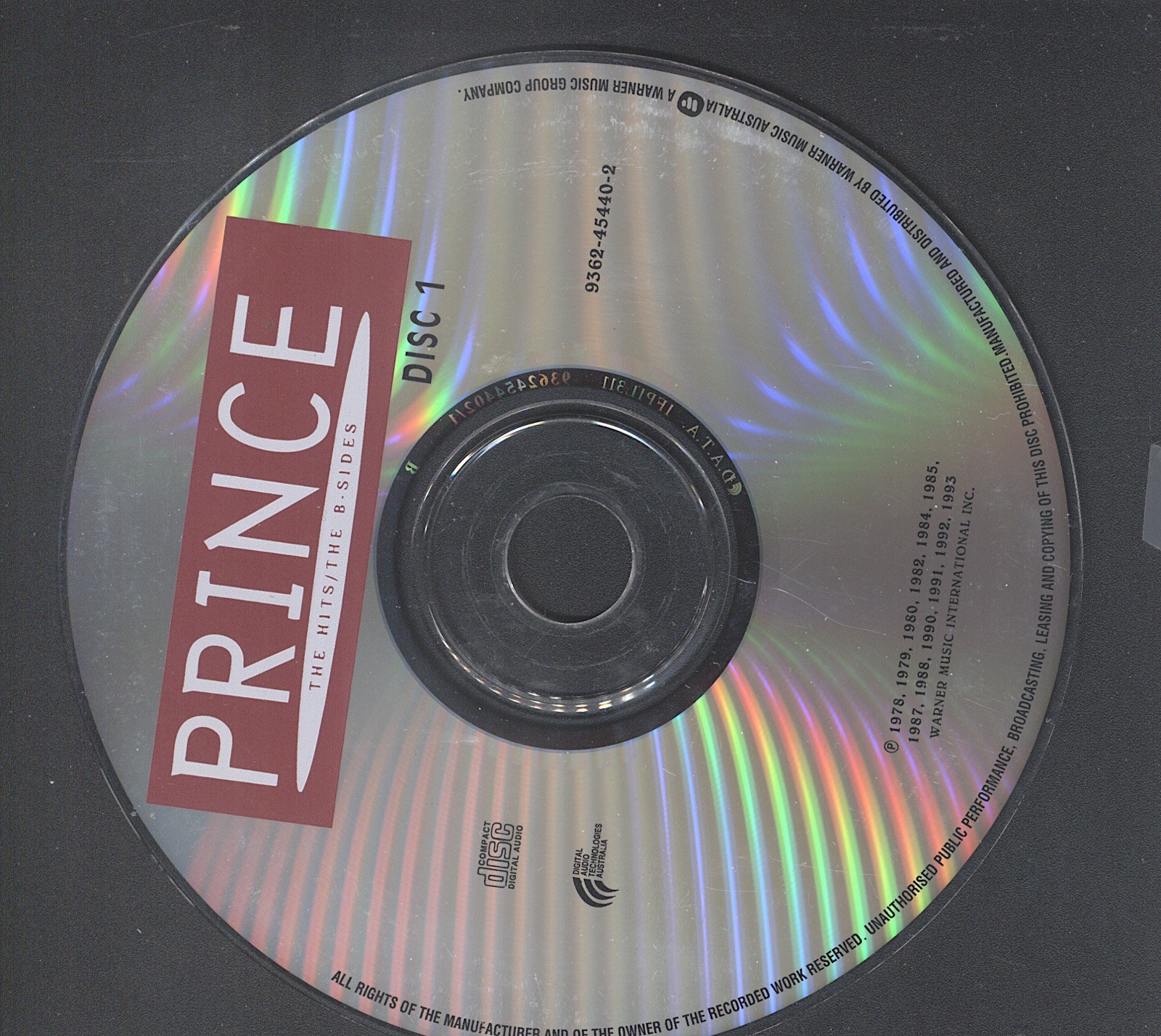 Prince - The Hits/The B-Sides (Disc 1: the Hits 1) CD Only | eBay