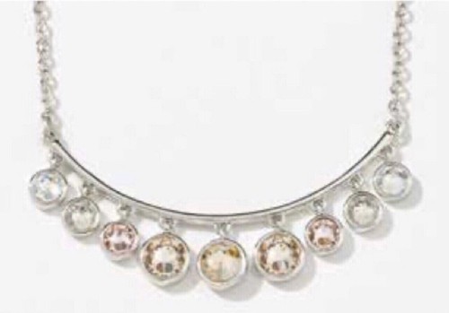 Touchstone Crystal by Swarovski ON THE MOVE Necklace Sand Crystal ...