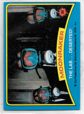 1979 Topps JAMES BOND MOONRAKER #32 "The Lab...Deserted!" - NM | eBay