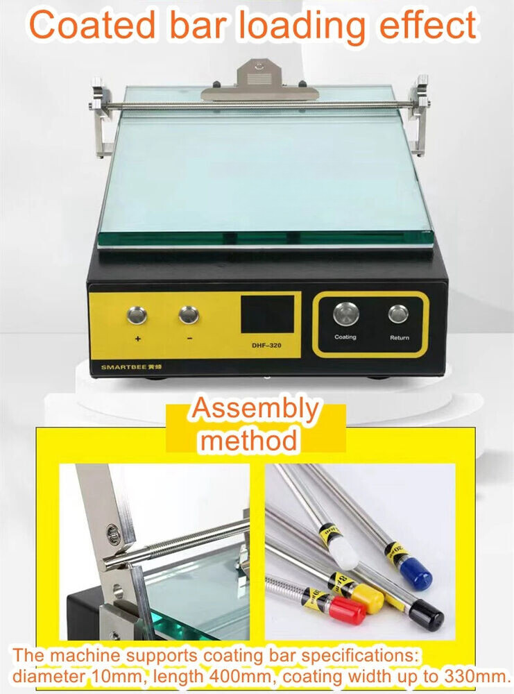 High precision wire rod scraper type coating tester film applicator ...