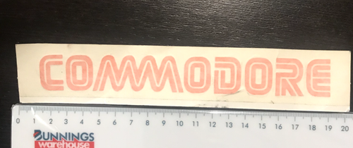 GMH HOLDEN COMMODORE VINTAGE BOOT STICKER CAR VB VC VH VK SS | eBay