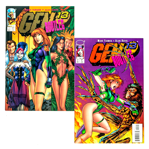 GEN 13 Bootleg #1 & 2 (1996 Image Comics) Fairchild, Freefall, Rainmaker! NM- | eBay