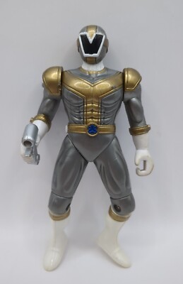 Vintage Bandai Power Rangers Lightspeed Rescue Titanium Ranger Figure ...