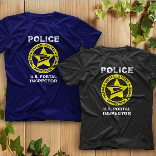 United States Polices Postal Special Inspector Logo T-Shirt Tee Custom ...