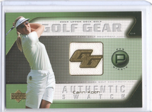 CARIN KOCH 2004 Upper Deck Golf Gear Par #CKGG | eBay