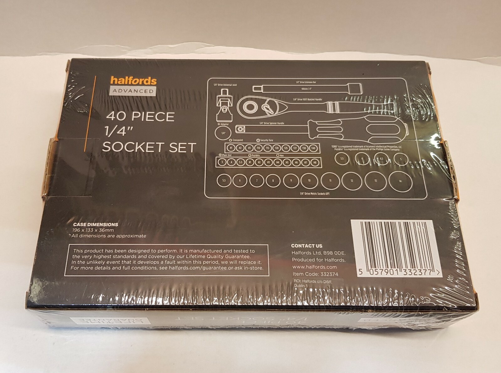 Halfords Advanced 40 Piece 1/4" Socket Set RRP £50 | eBay