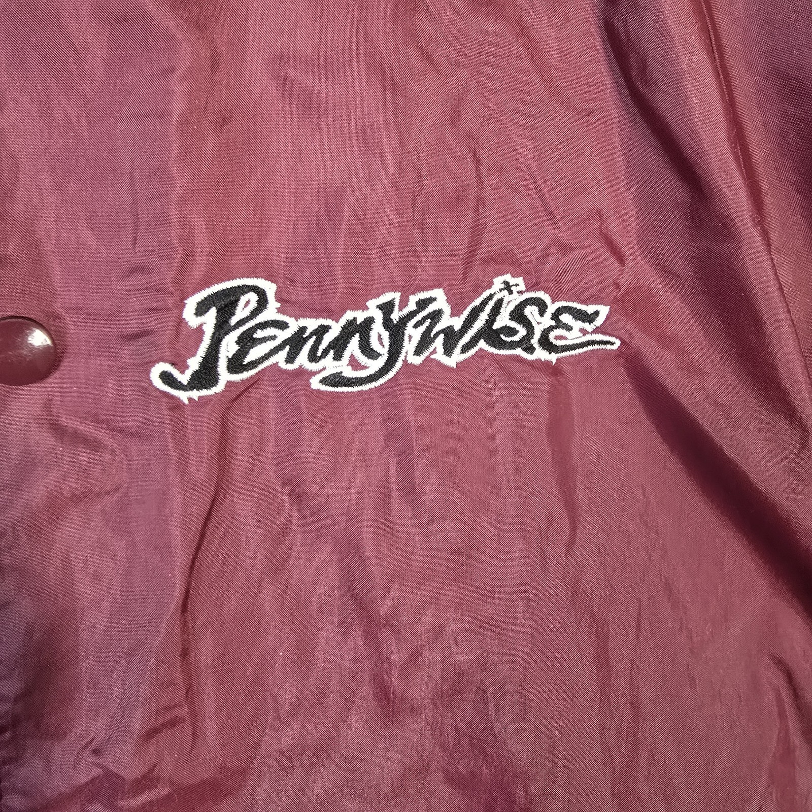 Vtg 90s Pennywise Punk Band Windbreaker Coach Jacket… - Gem