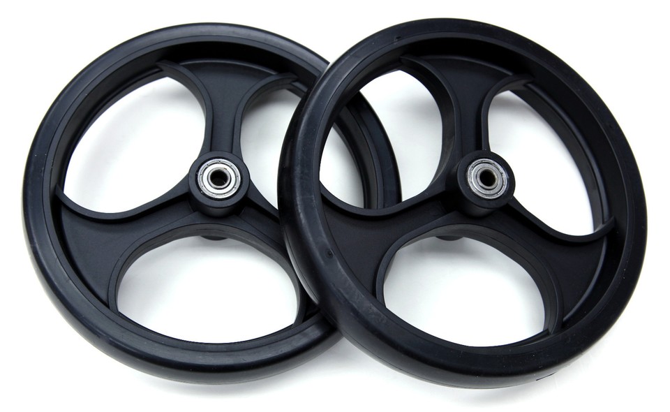 Hugo Navigator Rollator Transporter 8" Front Caster Wheel C4608-BK-HGO ...