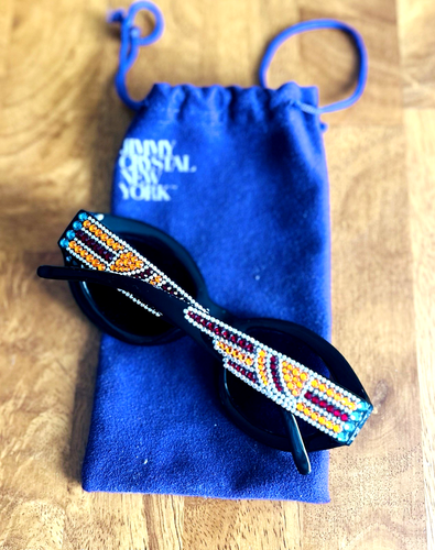 Jimmy Crystal New York Rhinestone Sunglasses GL880 C25 Stallized ...