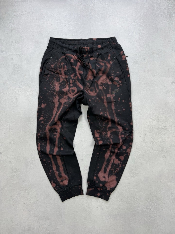 Y2K Nike Tech Fleece Custom Skeleton Style Drill Joggers Size L Unisex Style Hyp | eBay