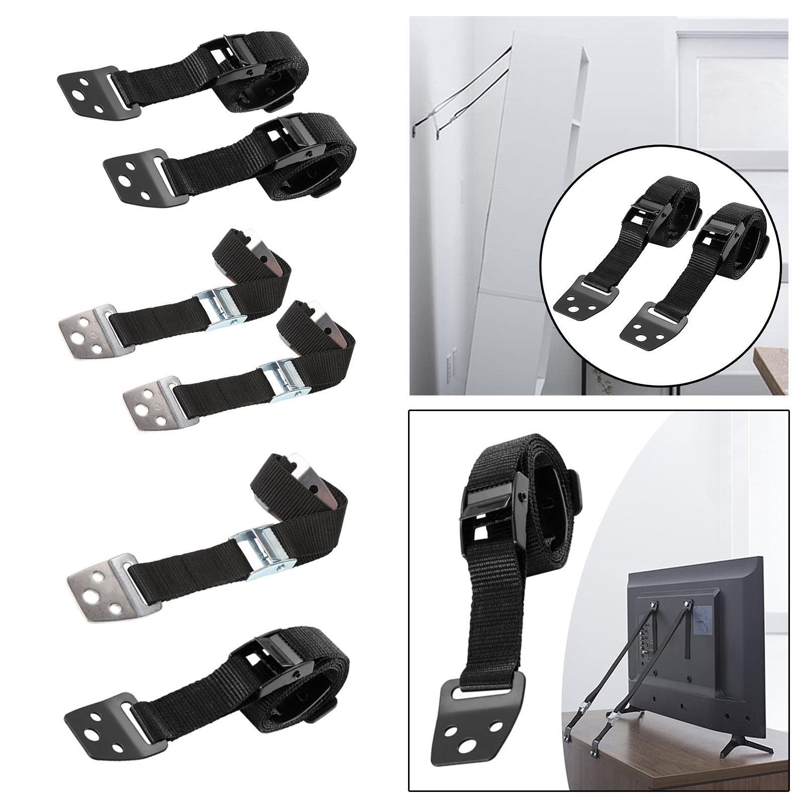 TV Safety Straps Furniture Security Anchors for Dresser Bookcase Flat ...