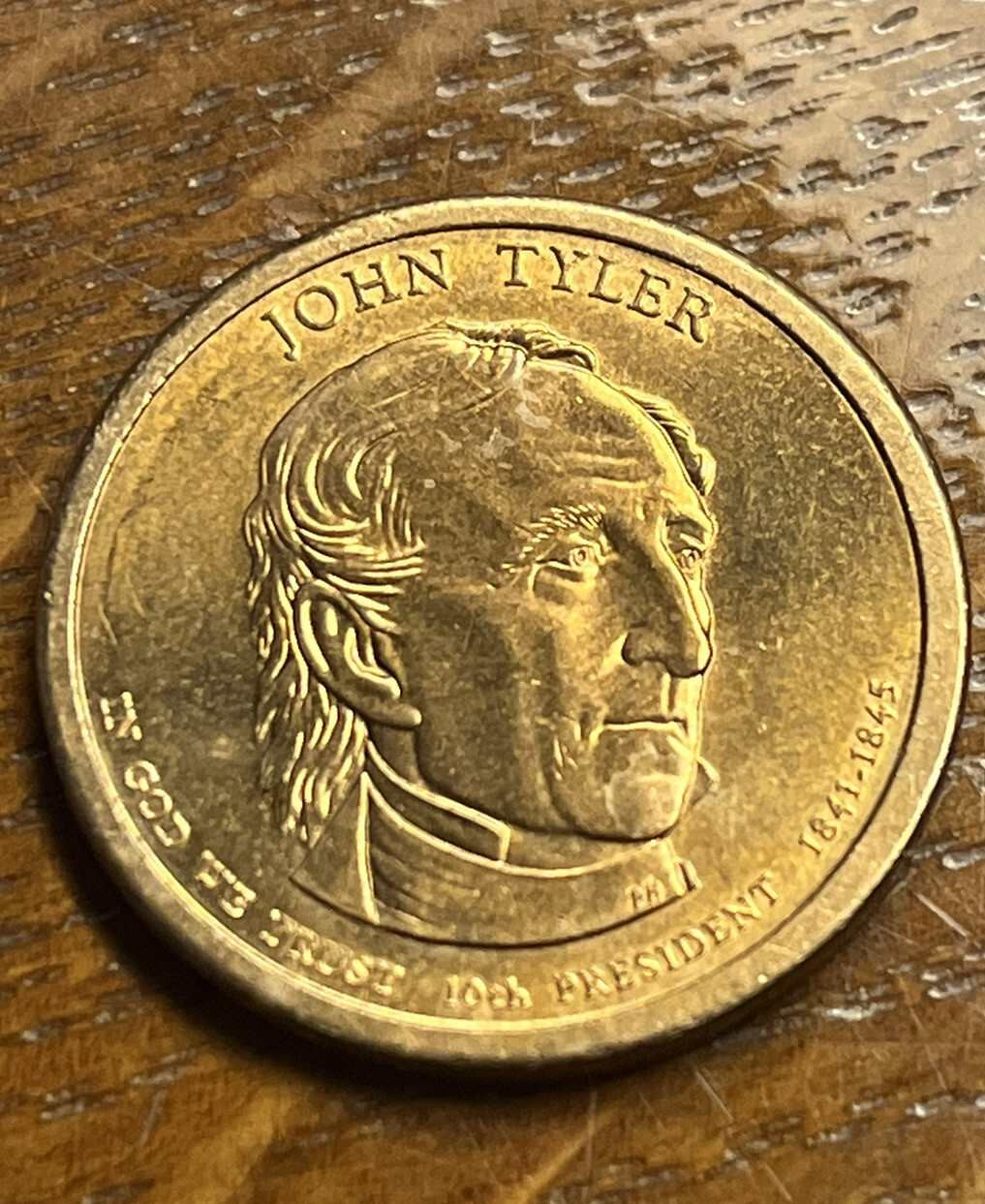 1841-1845 | RARE P Good Condition United States John Tyler Dollar Coin ...