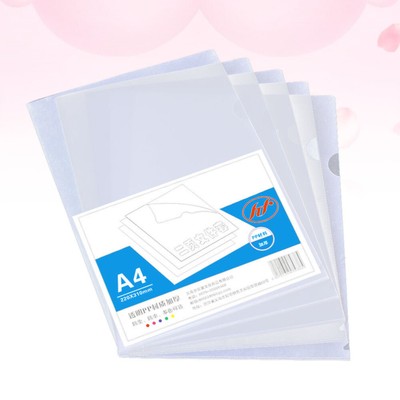 40PCS Sleeve Folder Plastic File Sleeves A4 Plastic Sleeves Paper File ...