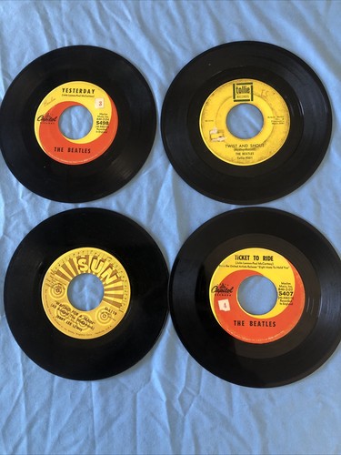 Lot Beatles 45 Records Jerry Lee Lewis Sun Label | eBay