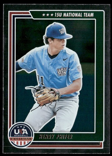 2022 Panini USA Baseball Stars & Stripes Henry Phifer | eBay
