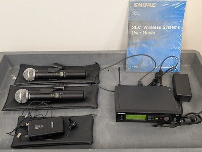 Shure Wireless System SLX4/SLX2 SM-58/SLX1 | eBay